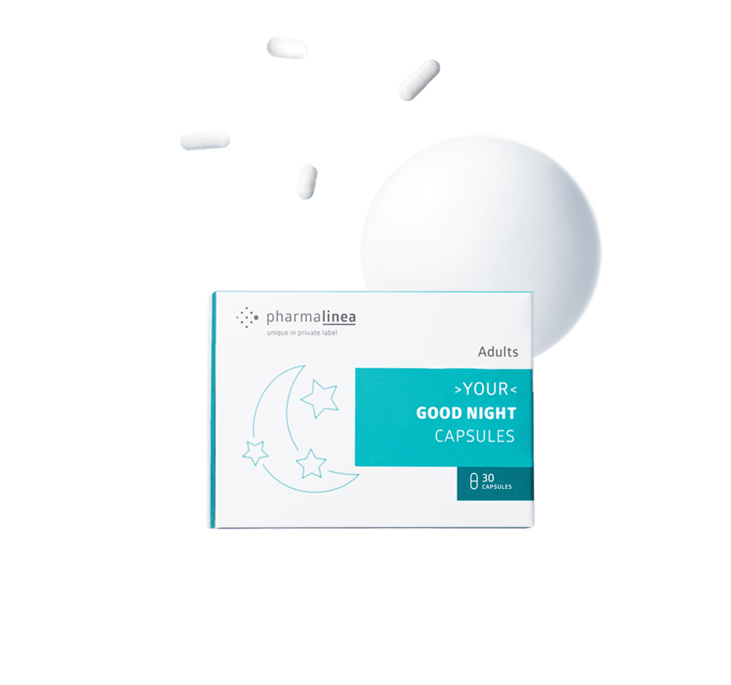 Private label supplements I Good night capsules - PharmaLinea