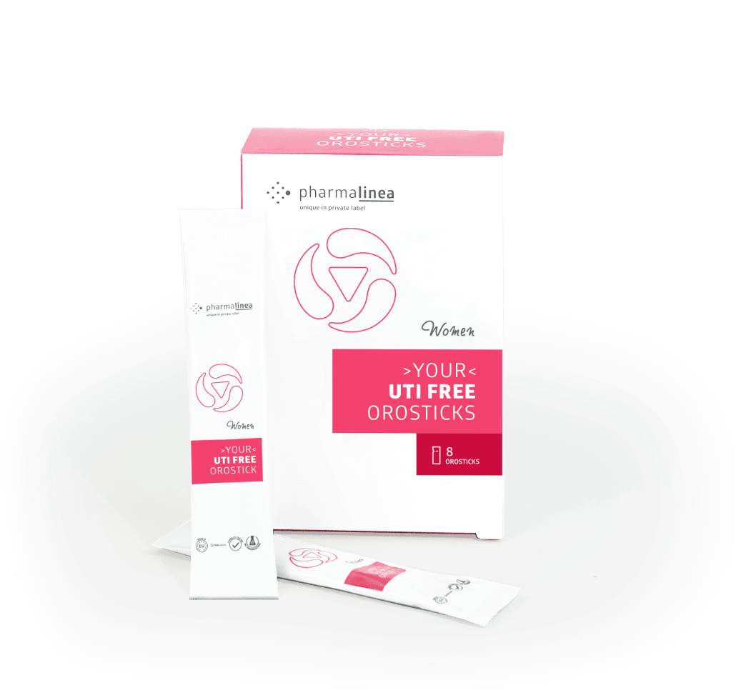 Private label supplements I UTI free Orosticks - PharmaLinea